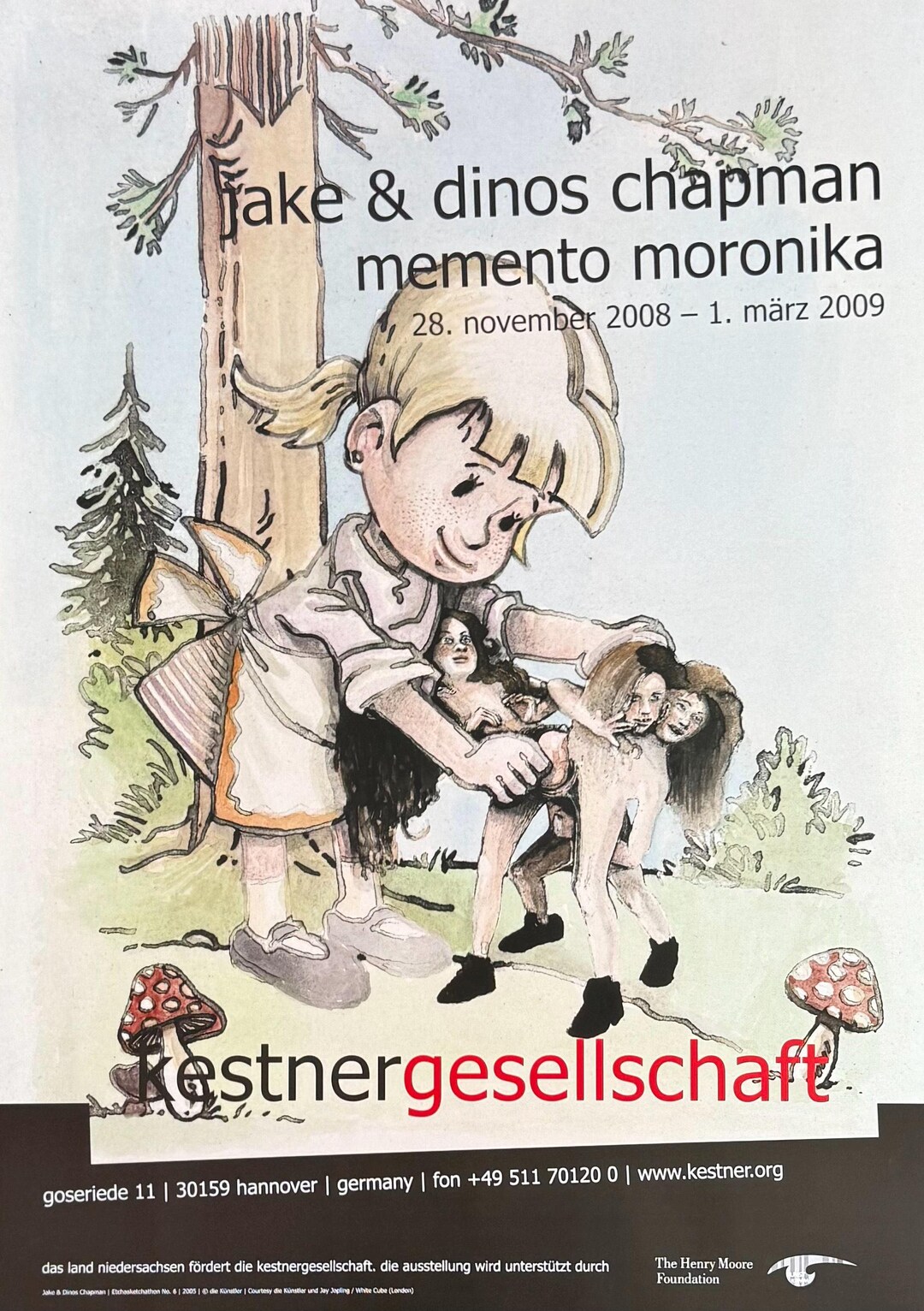 Jake and Dinos Chapman Exhibition Poster - Memento Moronika - Museum ...