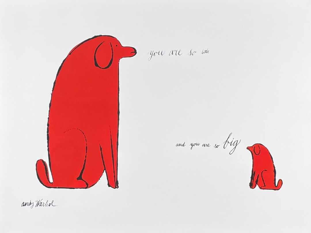 Andy Warhol Exhibition Poster You Are so Little and You Are - Etsy