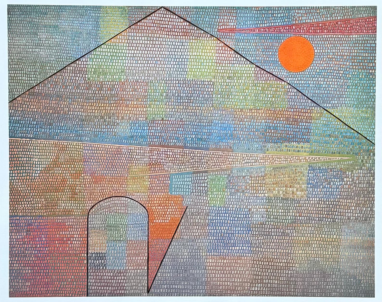 Paul Klee Exhibition Poster - Ad Parnassum - Museum Artist - Art Print ...