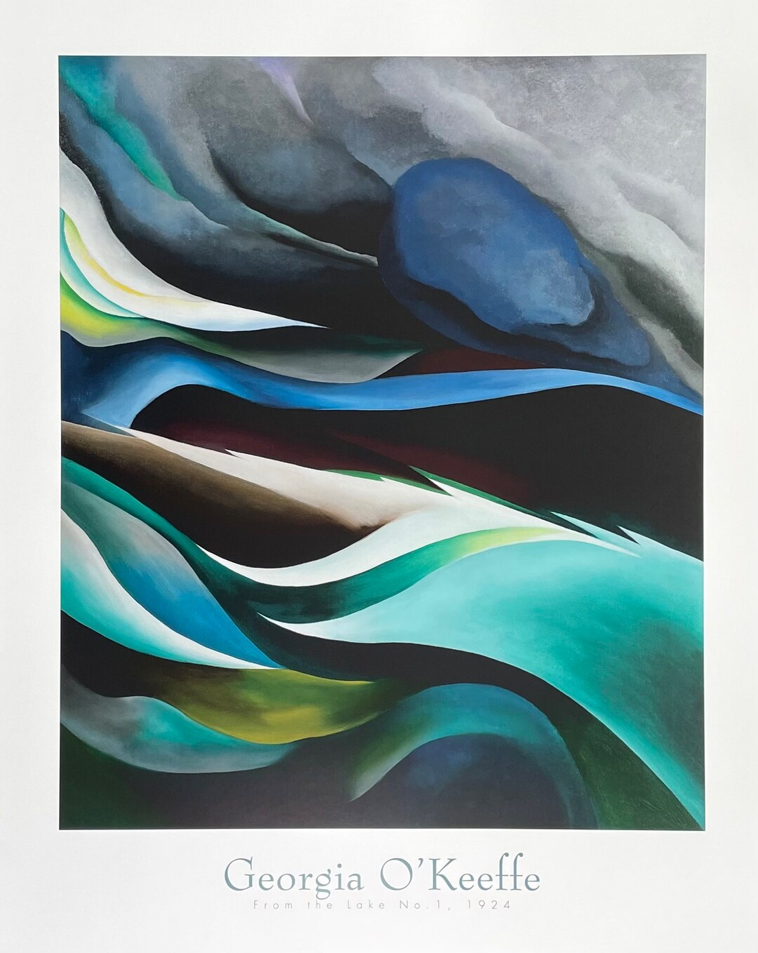 Georgia O'keeffe Exhibition Poster From the Lake American Museum Artist ...