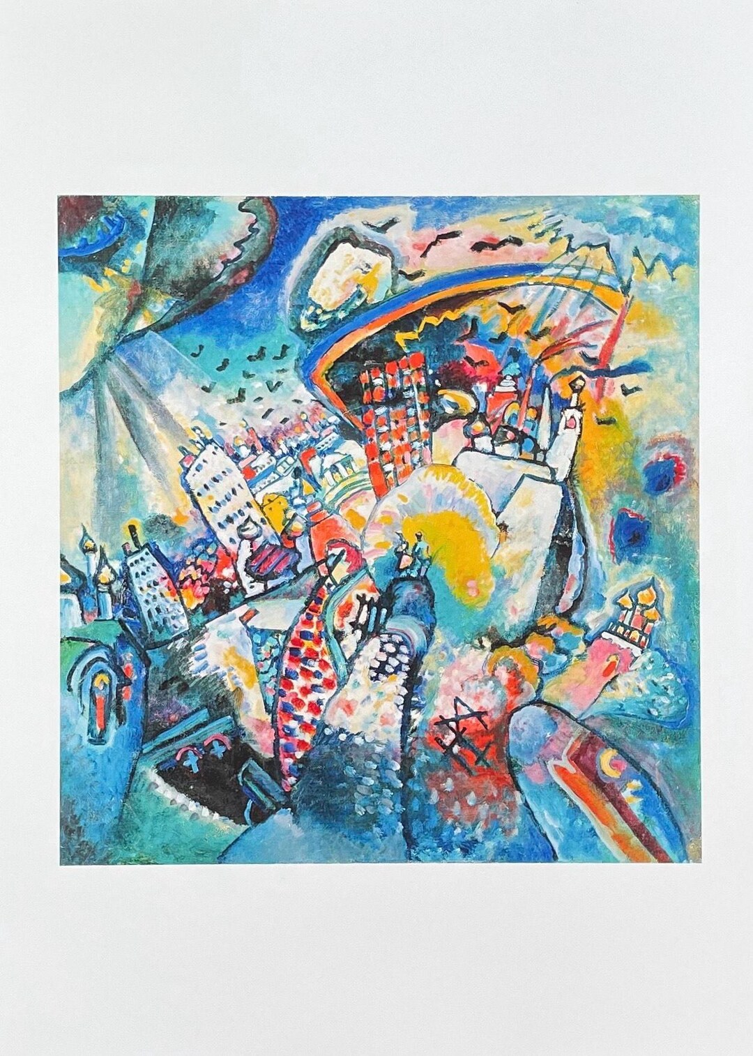 Kandinsky Exhibition Poster - Red Square in Moscow - Museum Artist ...