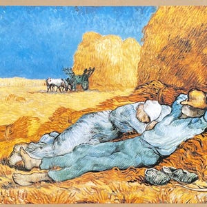 Vincent Van Gogh Exhibition Poster - La Siesta - France - Provence ...