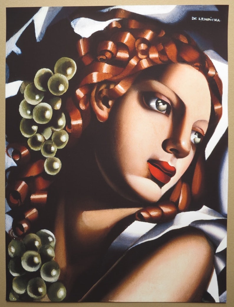 Tamara De Lempicka Exhibition Poster the Brilliance Female - Etsy