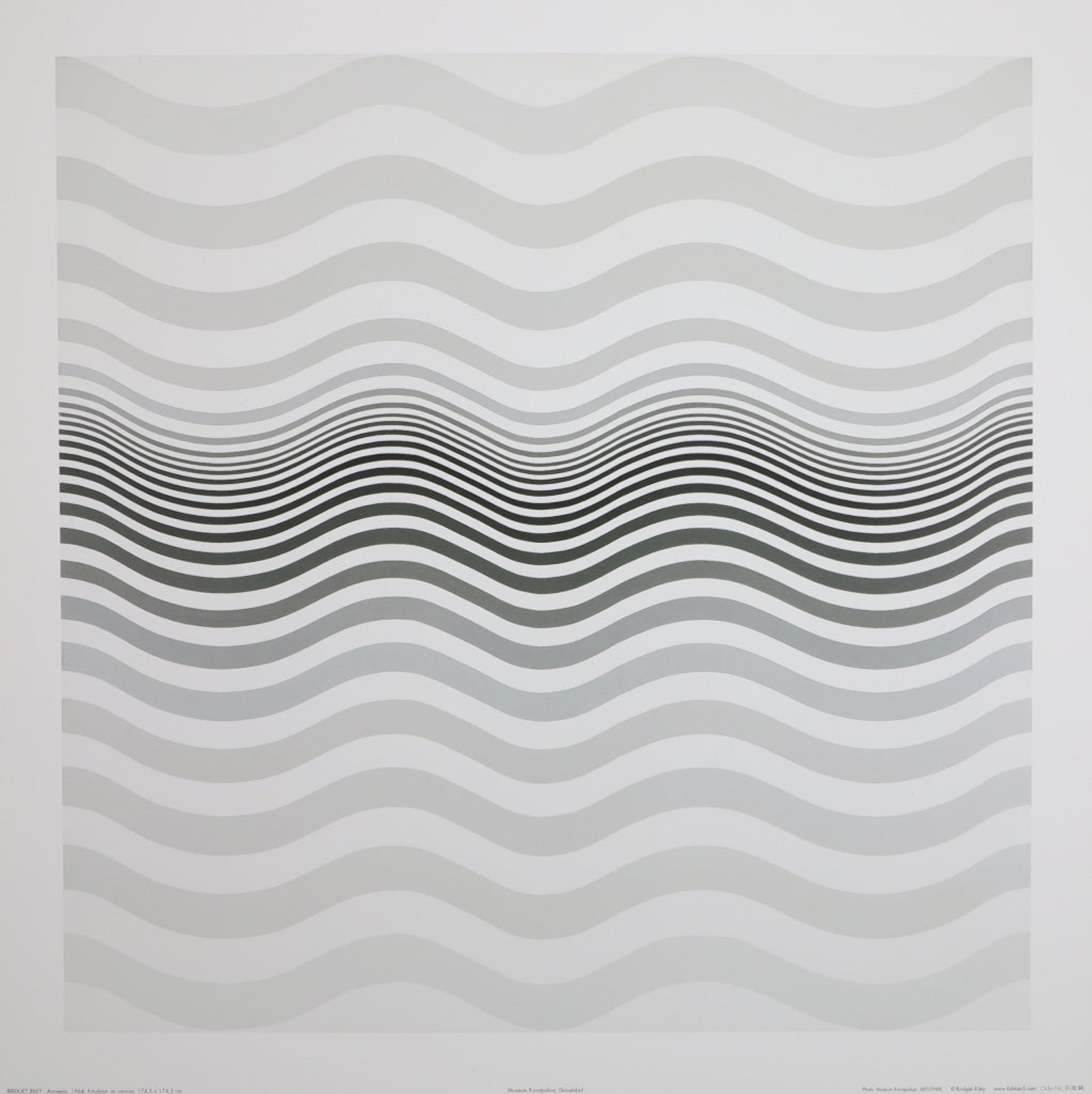 Bridget Riley Exhibition Poster Amnesia 1964 Op Art - Etsy