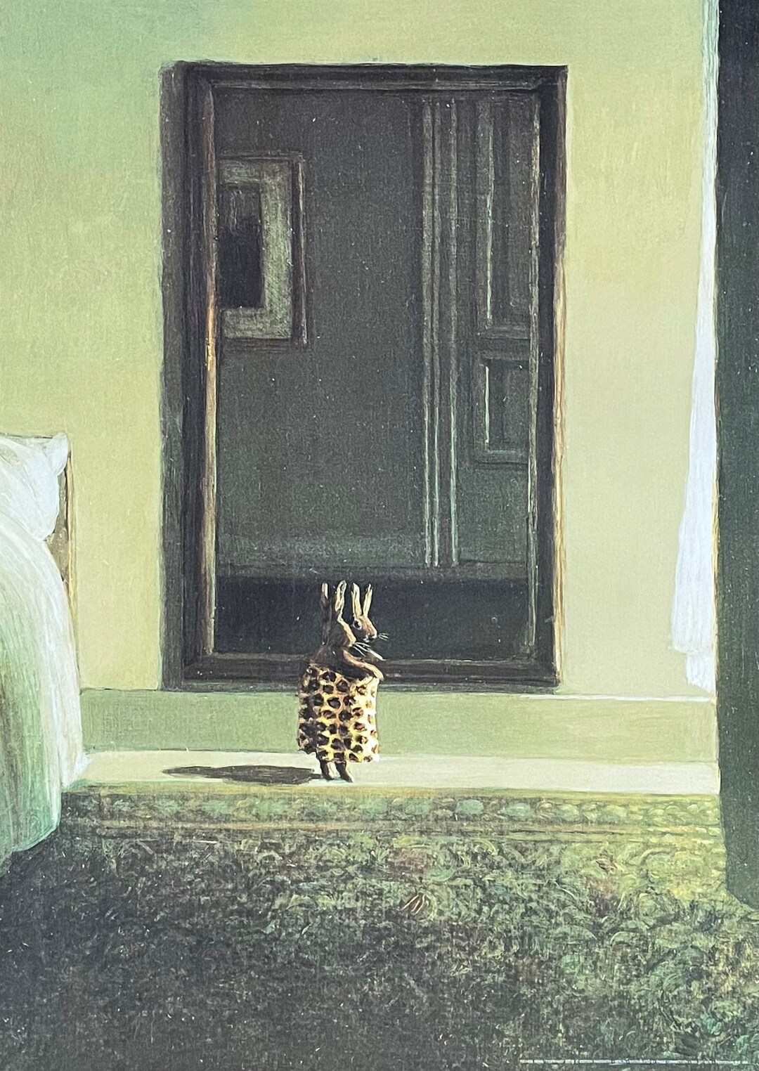 Michael Sowa Exhibition Poster - Tigerhasse - Rabbit - Museum Artist ...