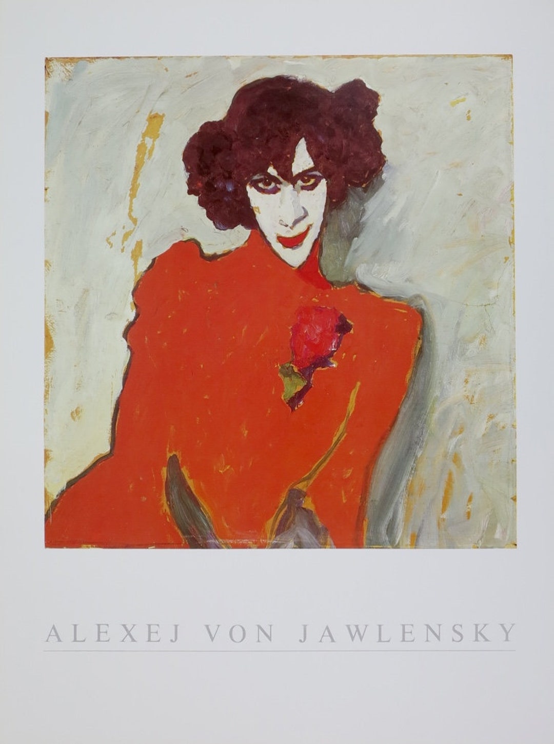 Alexej Von Jawlensky Exhibition Poster - Portrait of the Dancer ...