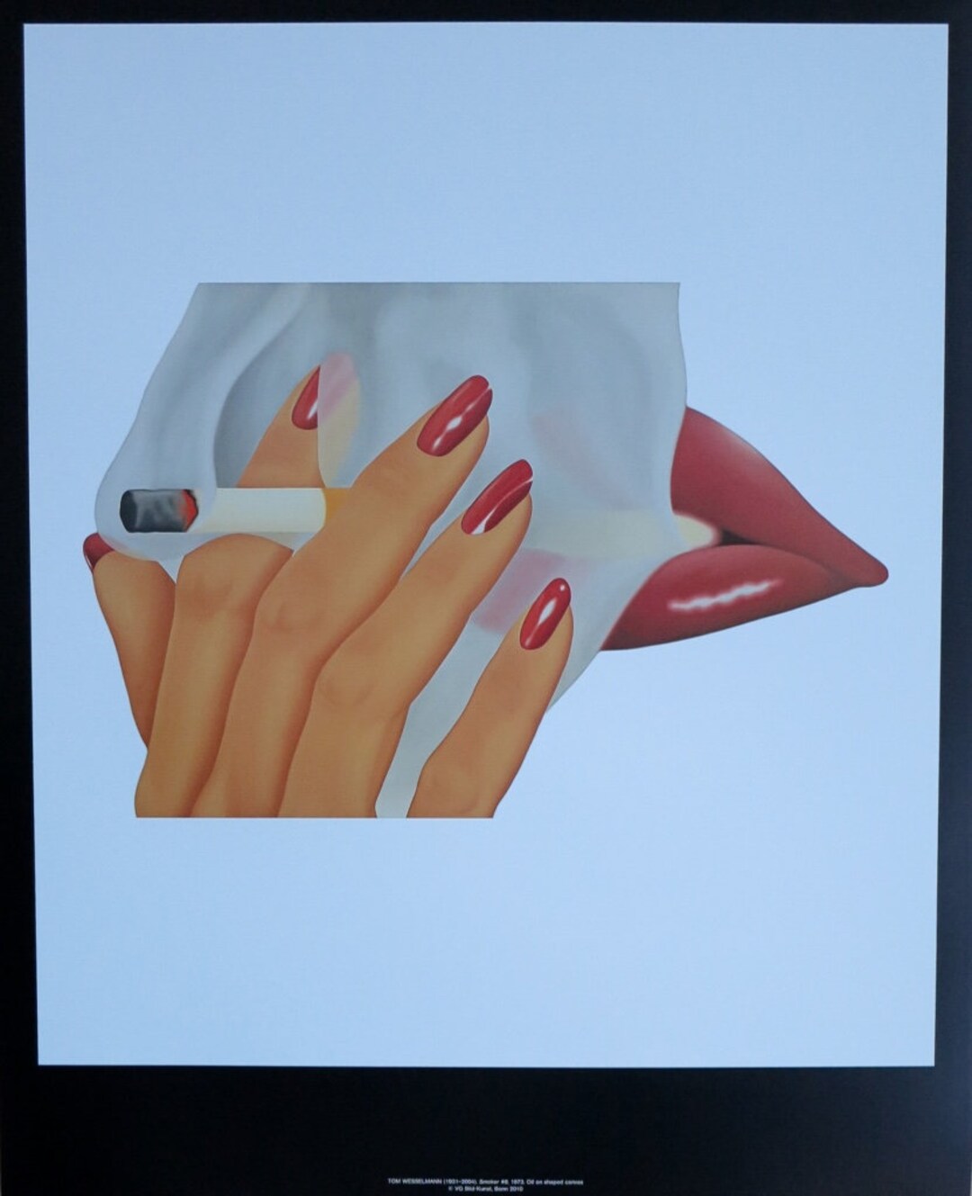 Tom Wesselmann Exhibition Poster Smoker Number 8 Red Lips Museum Artist ...