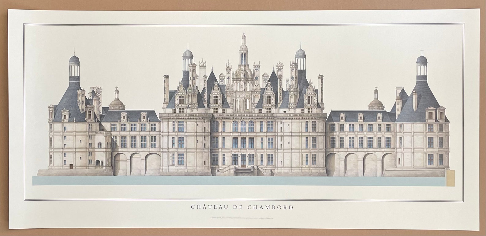 Chateau De Chambord Exhibition Poster French Castle Historical ...