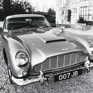 Austin Martin Poster James Bond DB5 Car 007 - Etsy