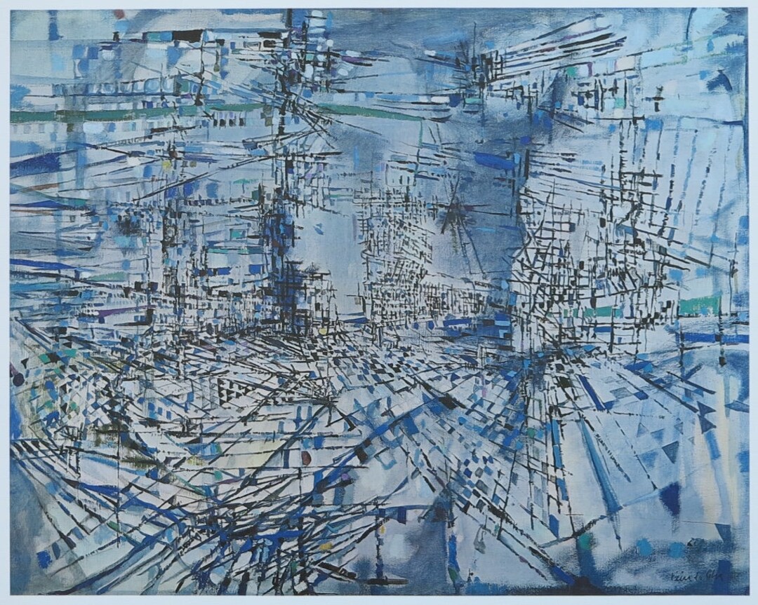 Maria Helena Da Silva Exhibition Poster - Composition - Museum Artist ...