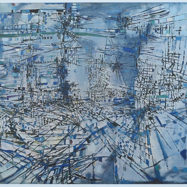 Abstract Expressionism Poster - Etsy