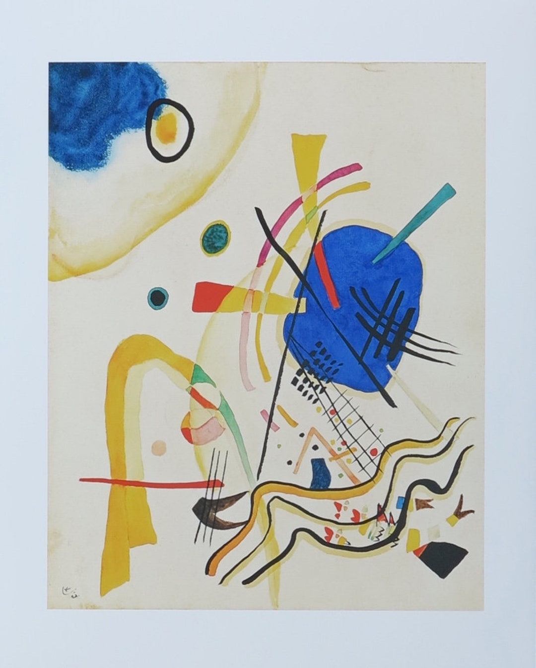 Wassily Kandinsky Exhibition Poster - Untitled, 1921 - Museum Print - Etsy