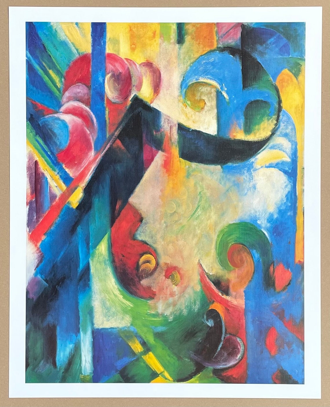 Franz Marc Exhibition Poster - Broken Shapes - Zerbrochene Formen ...