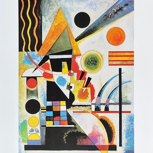 Wassily Kandinsky Exhibition Poster - Balancement, 1924 - Swinging ...