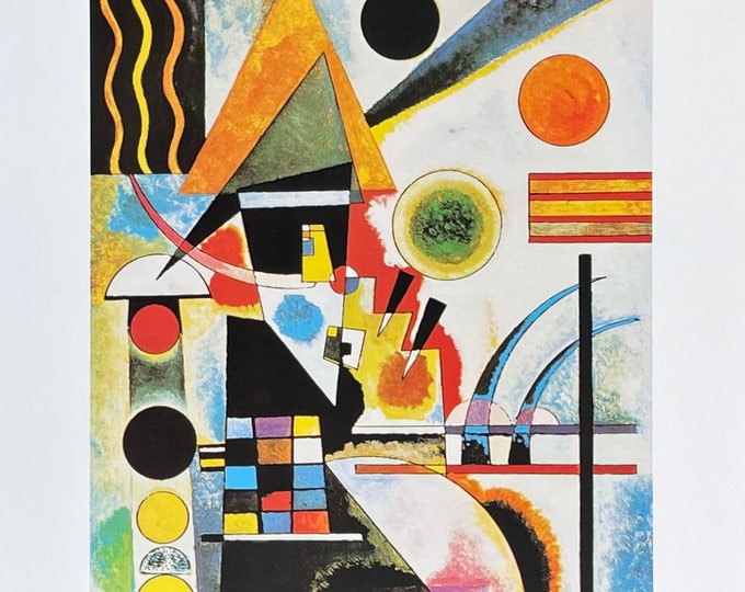Wassily Kandinsky Exhibition Poster - Balancement, 1924 - Swinging ...