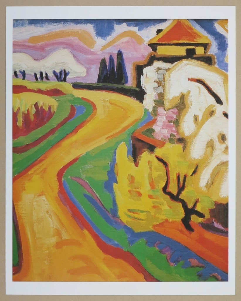 Karl Schmidt Rottluff Exhibition Poster - Spring - Die Brucke - German ...
