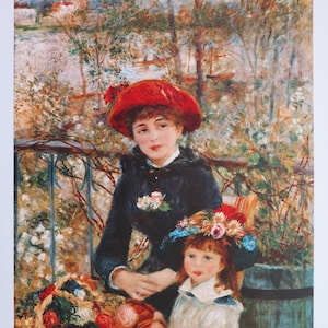 Pierre Auguste Renoir Exhibition Poster on the Terrace - Etsy