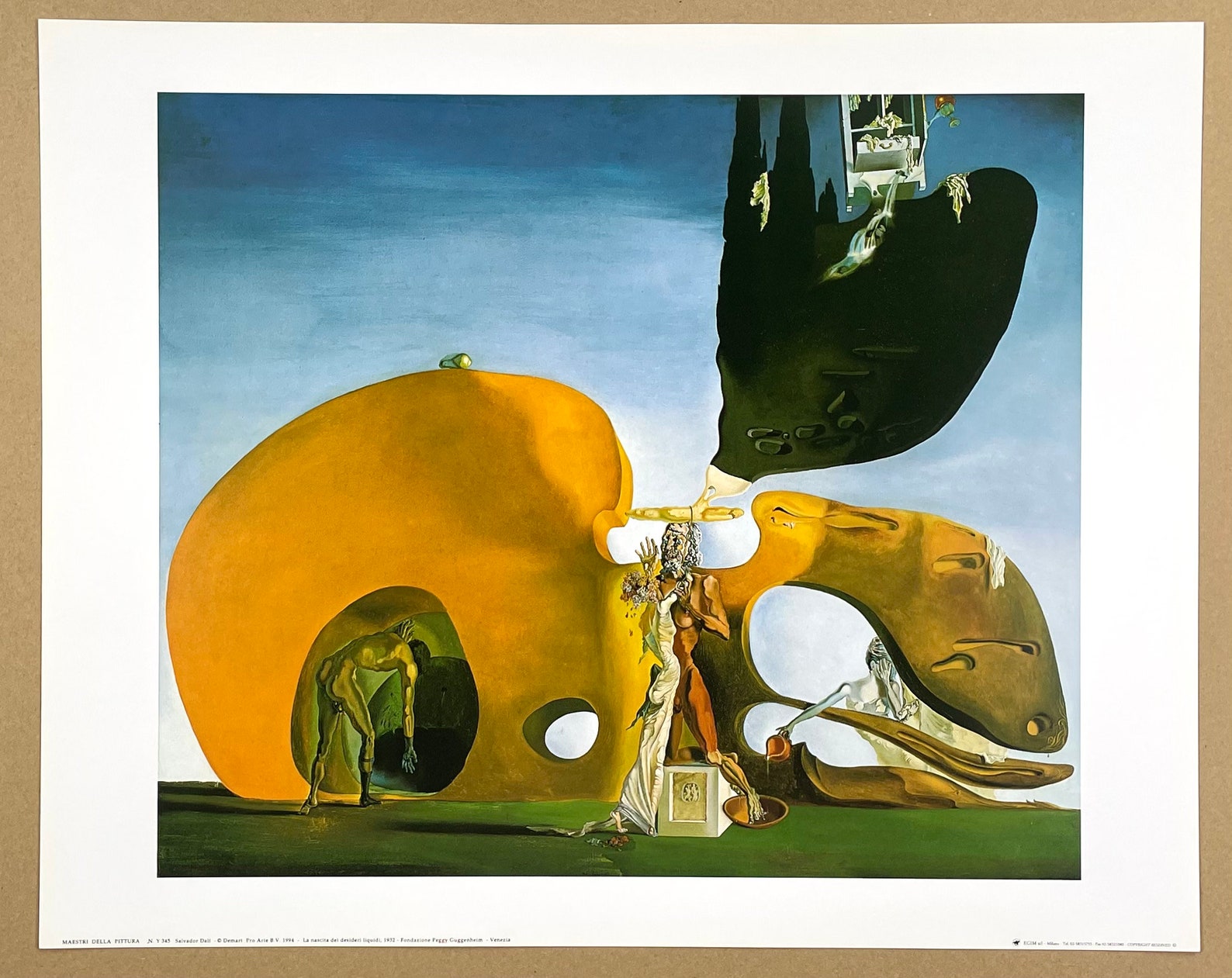 Salvador Dali Poster the Birth of Liquid Desires Museum - Etsy