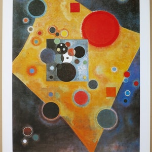 Kandinsky Exhibition Poster - Accent in Pink - Akzent in Rosa - Museum ...