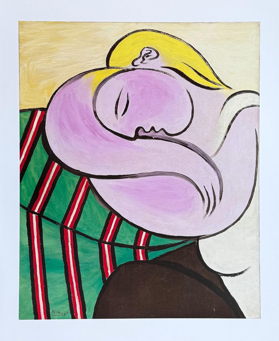 Pablo Picasso Exhibition Poster - Woman With Yellow Hair - Museum ...