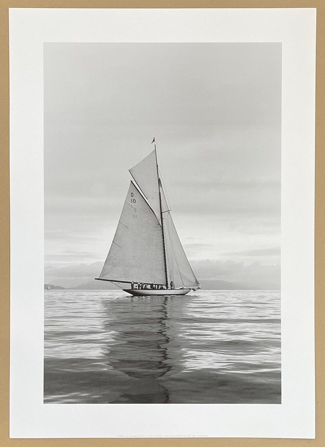 Sailing Yacht Exhibition Poster Sailboat Lady Anne Ocean - Etsy