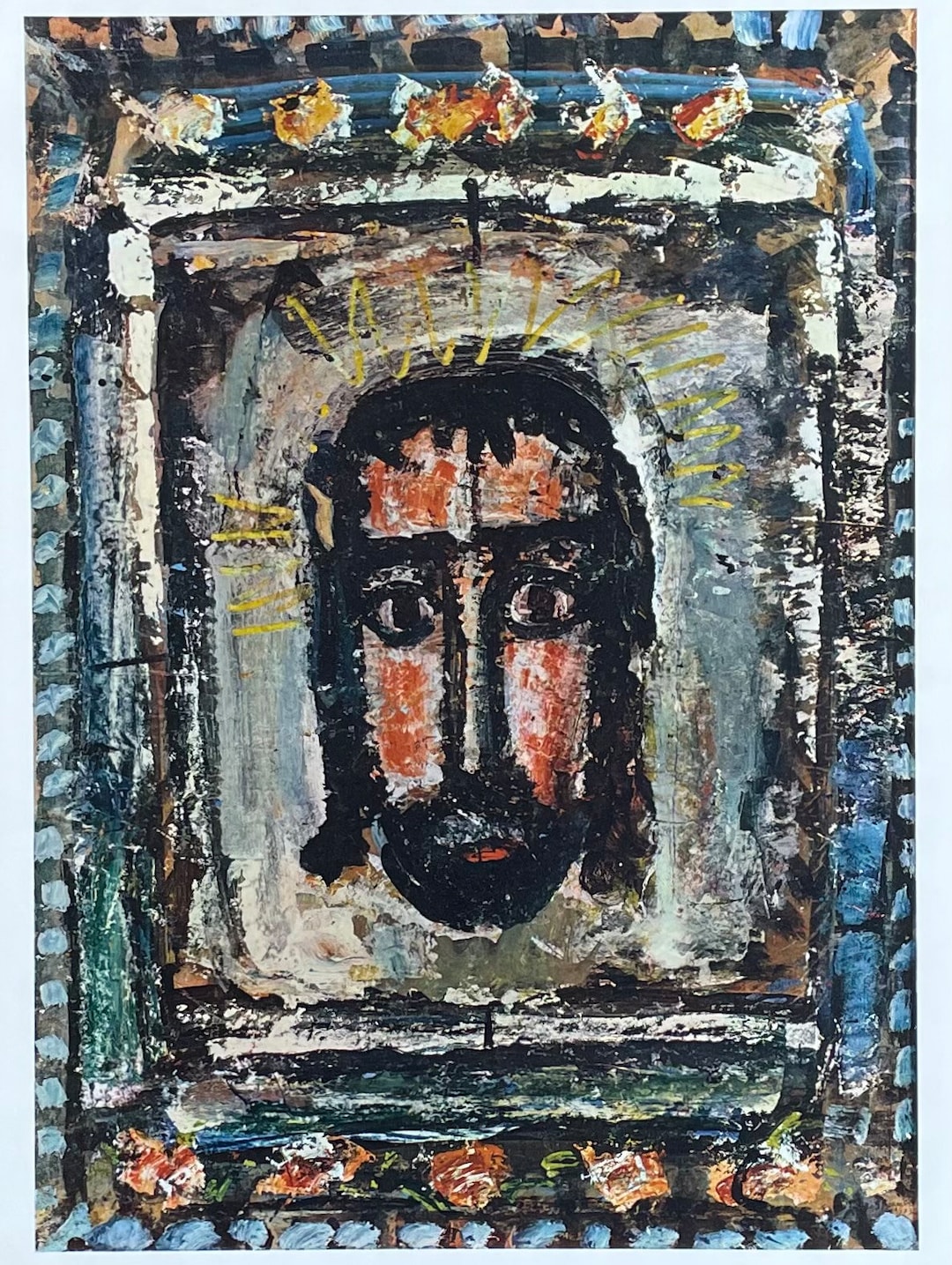 Georges Rouault Exhibition Poster Christ's Head Portrait Face Museum ...
