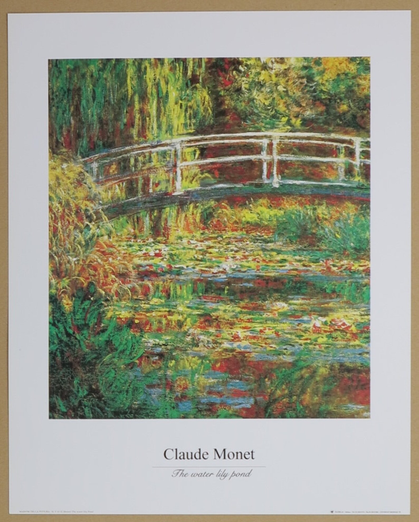 Claude Monet Exhibition Poster the Water Lily Pond | Etsy