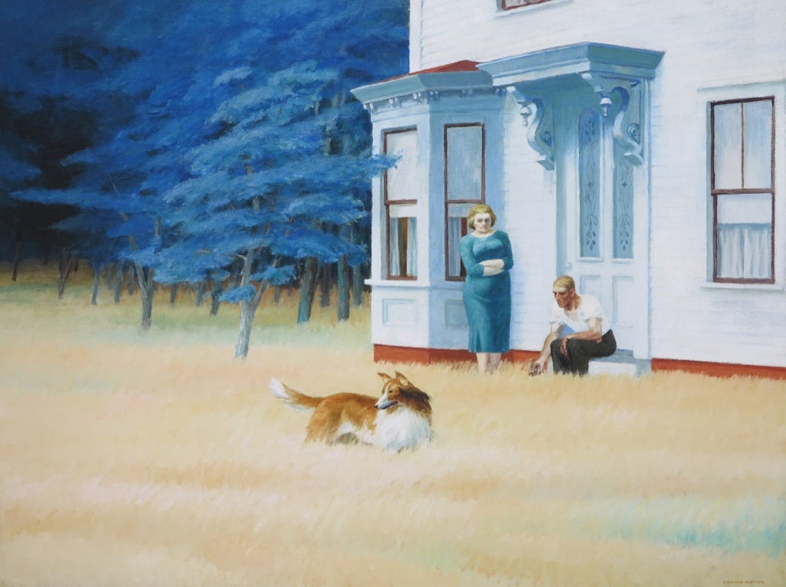 Edward Hopper Poster Cape Cod Evening 1939 Museum Print - Etsy