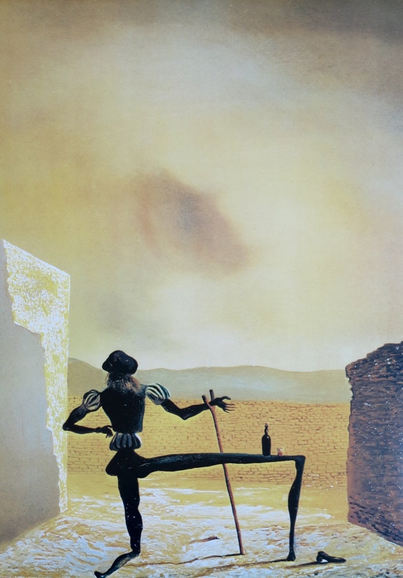 Salvador Dali Exhibition Poster the Ghost of Vermeer - Etsy