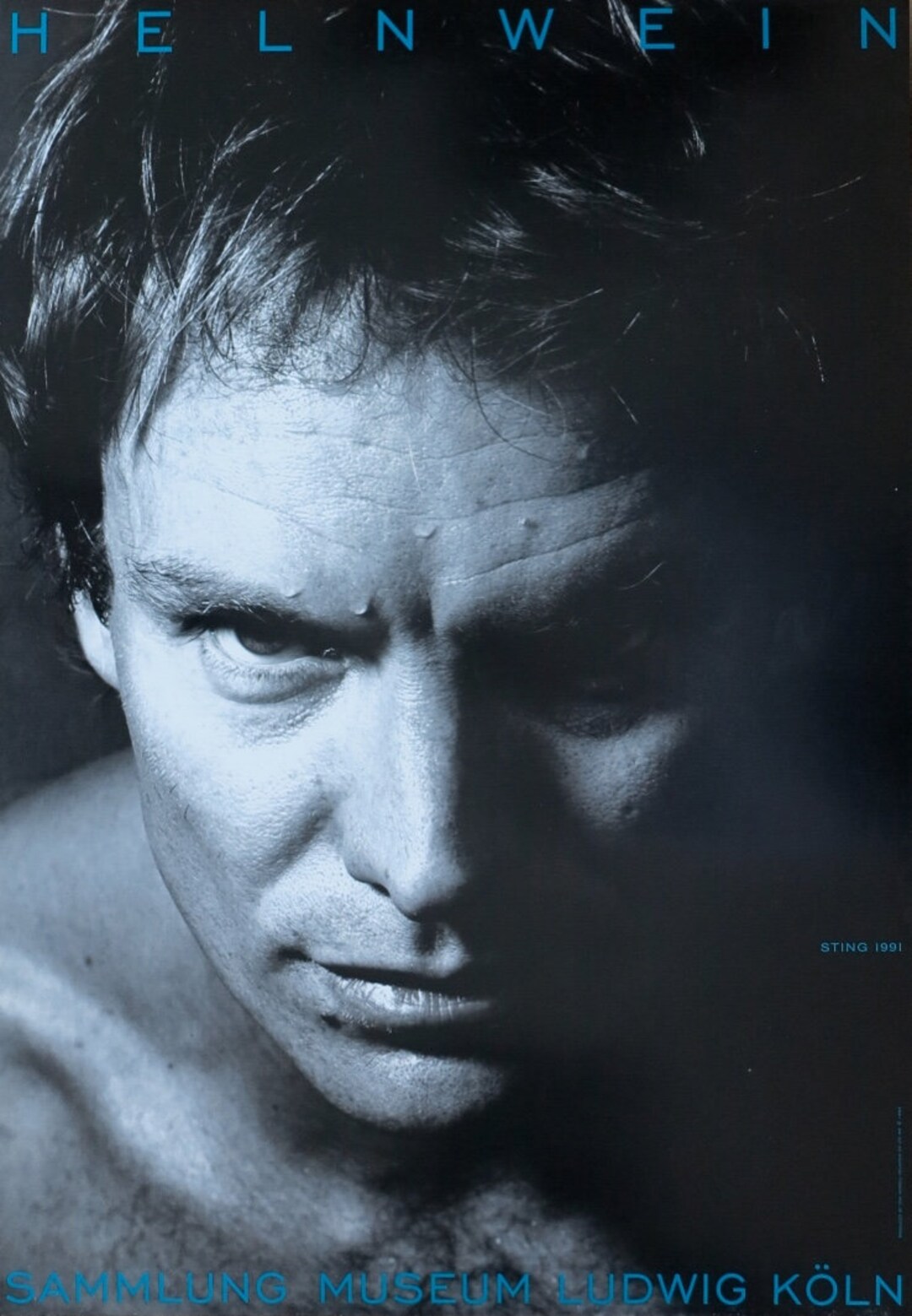 Gottfried Helnwein Exhibition Poster STING Museum Print Photographer ...