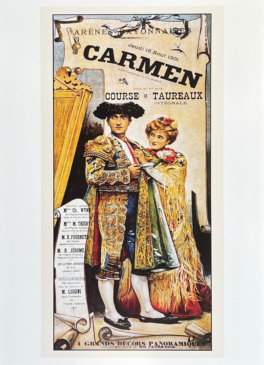 Carmen Exhibition Poster - Georges Bizet - Opera - Musical - Art Print ...