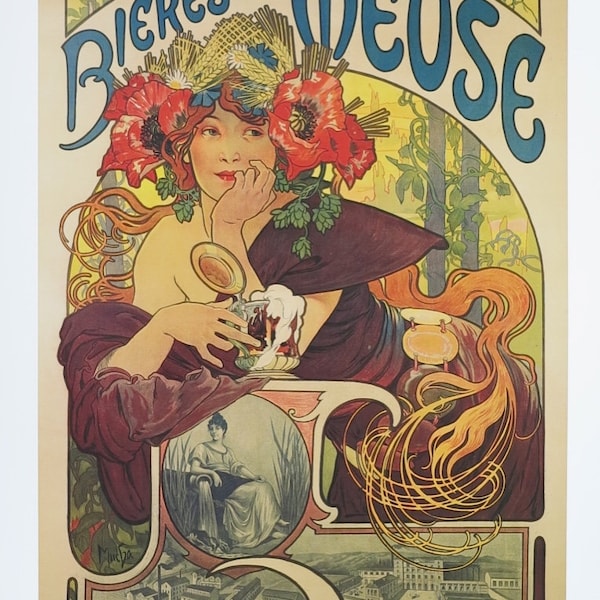 Mucha Poster - Etsy