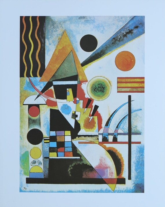 Wassily Kandinsky Exhibition Poster Balancement 1924 | Etsy