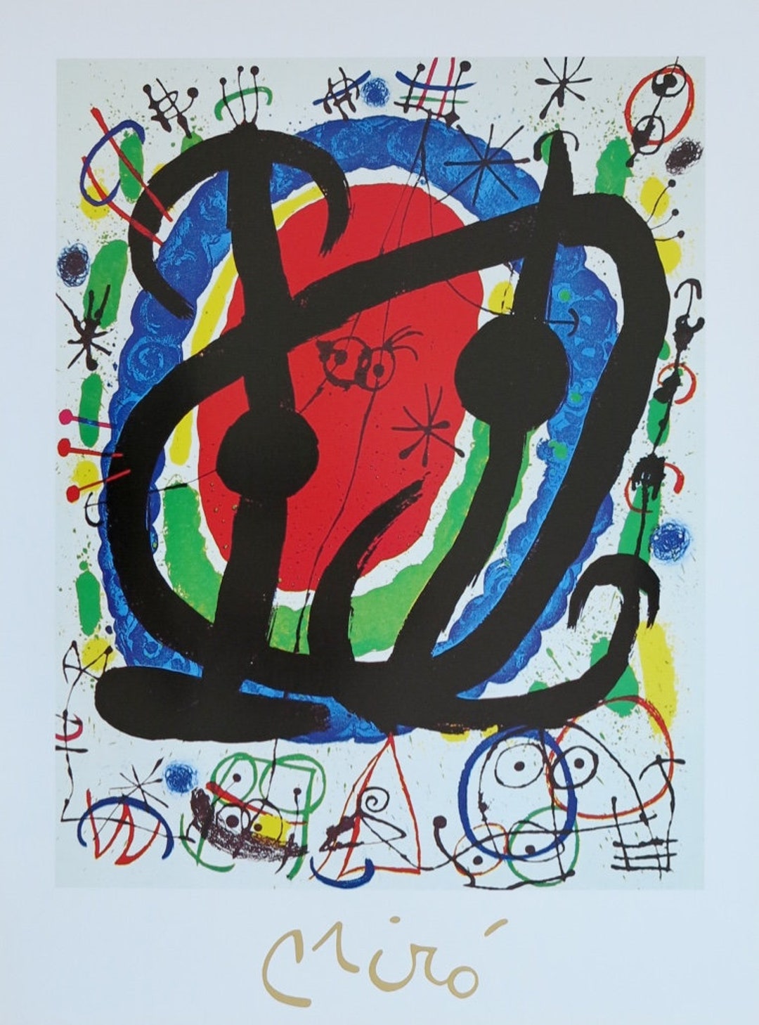 Joan Miro Exhibition Poster Exposition XXII Salon Museum - Etsy