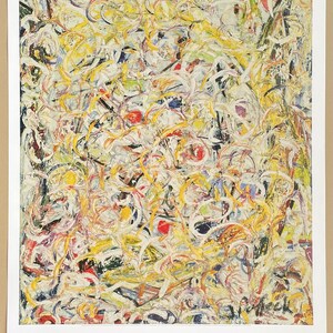 Jackson Pollock Exhibition Poster Shimmering Substance the Museum of ...