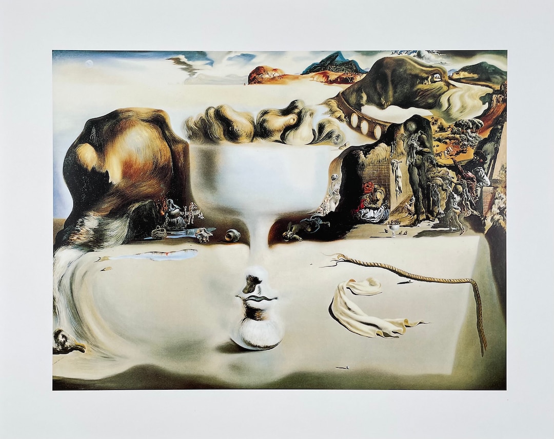 Salvador Dali Poster - Apparition of Face and Fruit Dish on a Beach ...