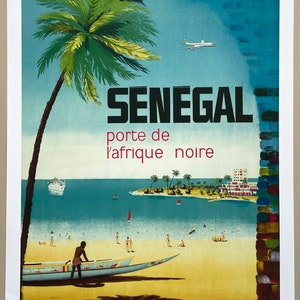 Senegal Exhibition Poster - Port of Africa - Travel - Tourism ...