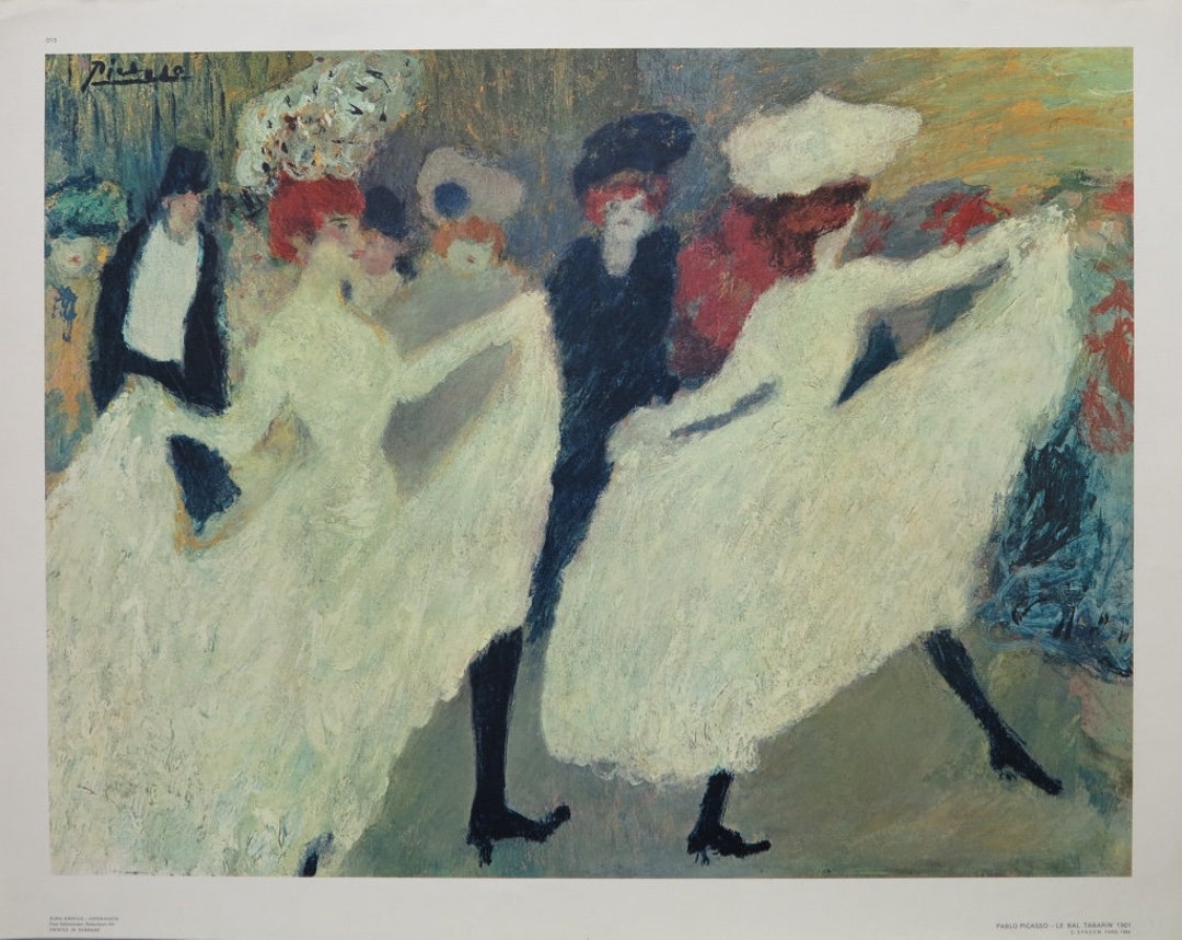 Pablo Picasso Exhibition Poster - Le Bal Taberin - Very Early and ...