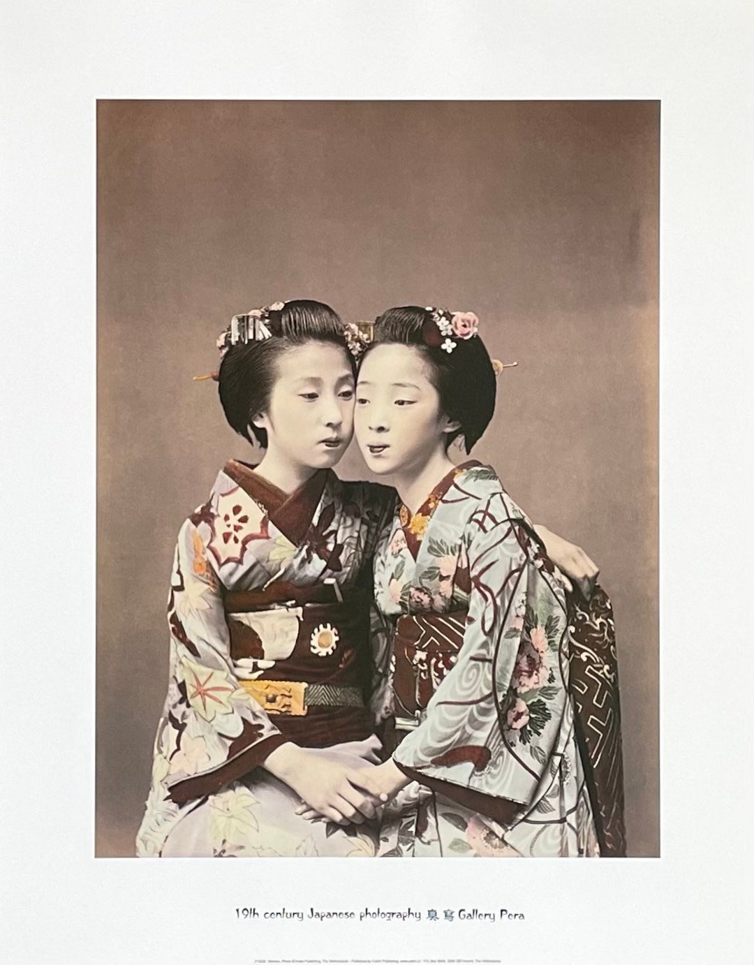 19th Century Japanese Photography - Exhibition Poster - Girls ...