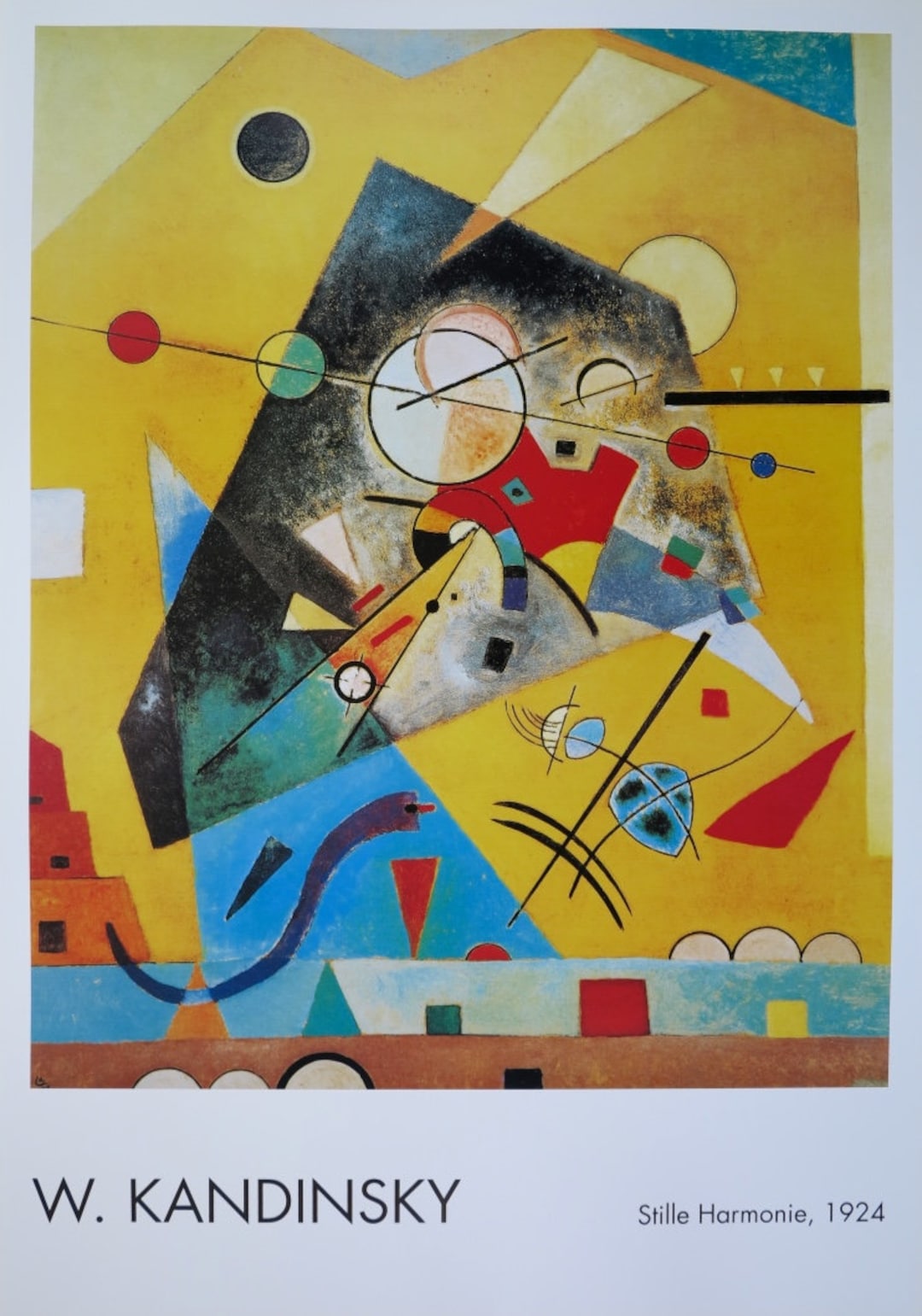 Wassily Kandinsky Exhibition Poster Stille Harmonie, 1924 Museum Print ...
