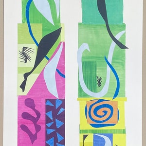 Henri Matisse Exhibition Poster - Beasts of the Sea - French Art ...