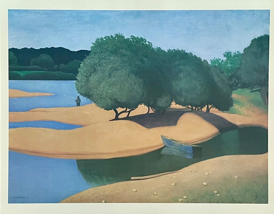 Felix Vallotton Exhibition Poster - Sandbanks on the Loire - Les Nabis ...