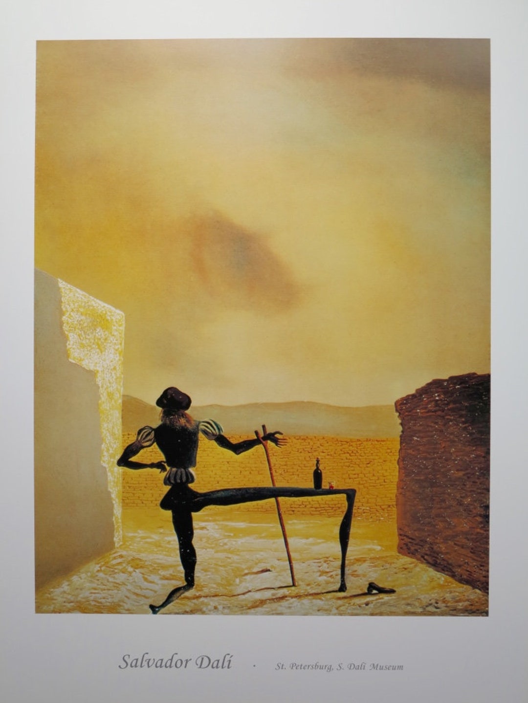 Salvador Dali Exhibition Poster the Ghost of Vermeer - Etsy
