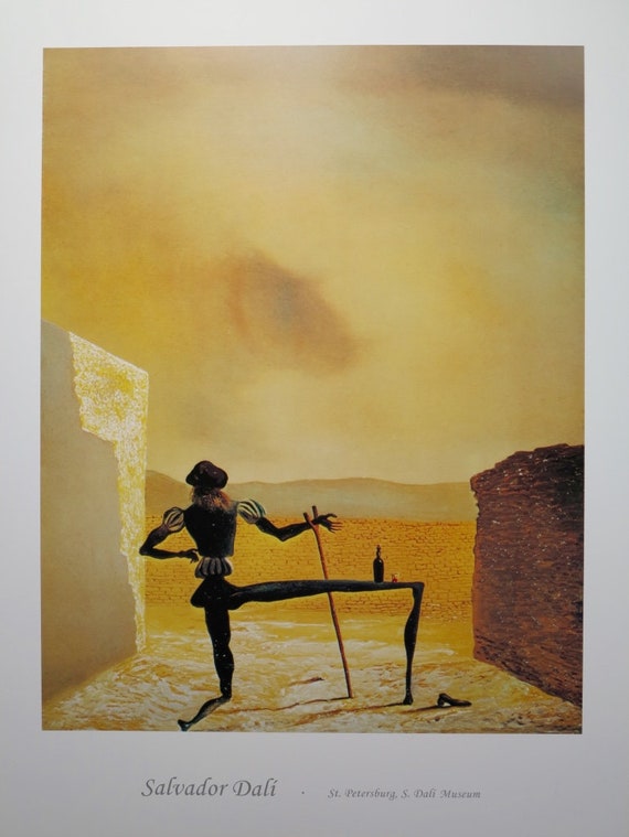 Salvador Dali Exhibition Poster the Ghost of Vermeer - Etsy