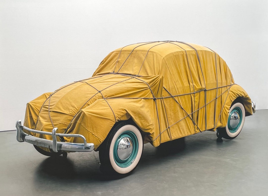 Christo Exhibition Poster - Wrapped Beetle - Offset Lithograph - Museum ...