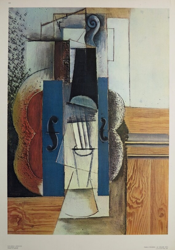 Picasso Violin Sculpture