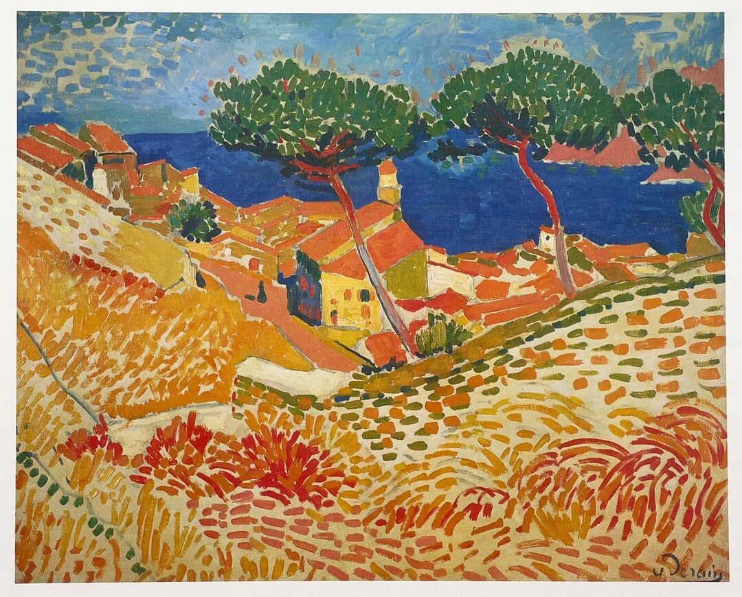 Andre Derain Exhibition Poster Collioure Landscape Museum Artist Art ...