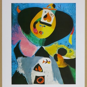 Joan Miro Exhibition Poster - Portrait No. 1 - Museum Print ...