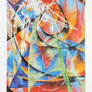 Giacomo Balla Exhibition Poster Mercury Passing for the Sun Futurism ...