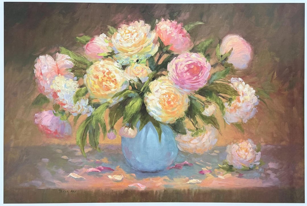 Tricia May Exhibition Poster - Summer's Promise - Flowers in Vase ...